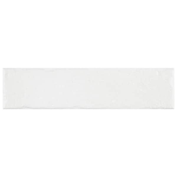 Merola Tile Brooklin Brick White 2-3/8" x 9-3/4" Porcelain Floor and Wall Tile - Bed Bath ...